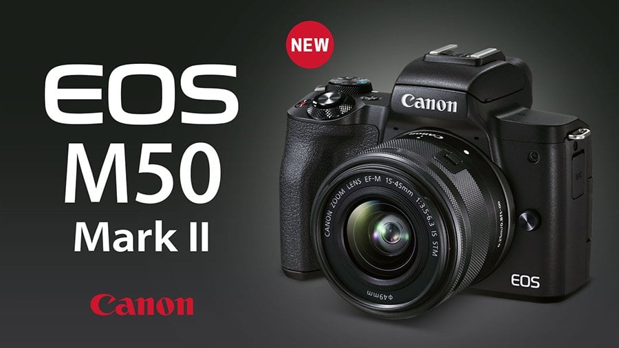 Canon Eos M50 Mark İi 15-45Mm İs Stm (Black) | Babatasfoto.com
